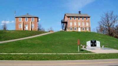 Morgan's Raid Route / Chester Village Commons Historical Marker