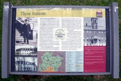 Thyne Institute Historical Marker
