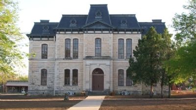 Old Blanco County Courthouse Historical Marker