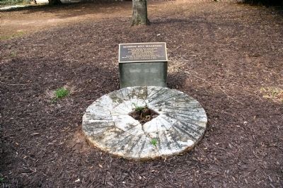 Houston Mill Millstone Historical Marker