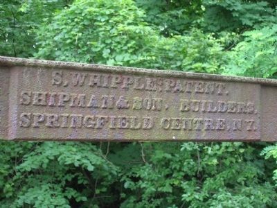 Whipple Bowstring Truss Historical Marker