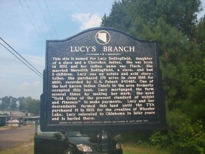 Lucy's Branch / Legacy of The Little Elk Community Historical Marker