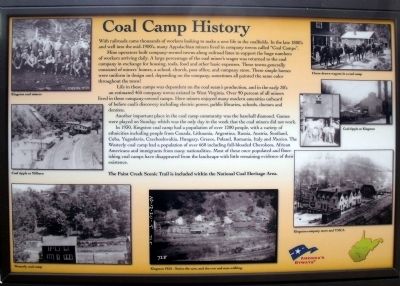 Coal Camp History Historical Marker