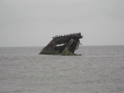 S.S. Atlantus Historical Marker
