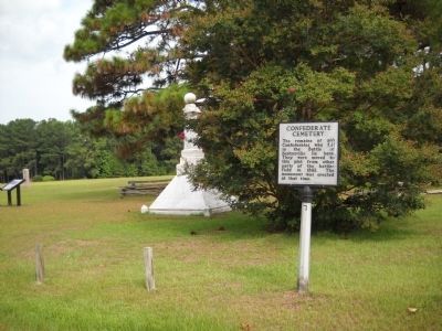 Confederate Cemetery Historical Marker