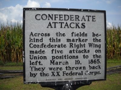 Confederate Attacks Historical Marker