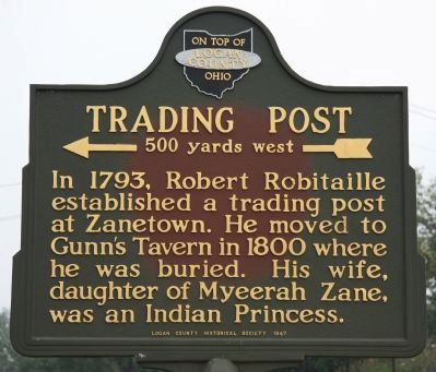 Gunn's Tavern / Trading Post Historical Marker