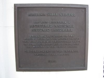 Alabama's First Capitals / The Alabama State Capitol Historical Marker