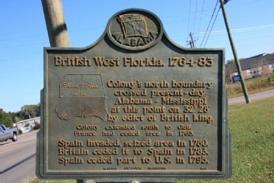 British West Florida, 1764-83 Historical Marker