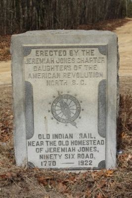 Old Indian Trail Historical Marker