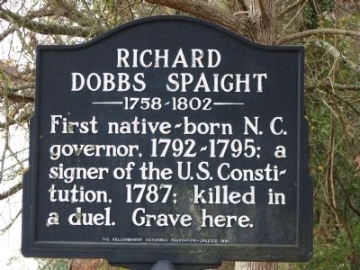 Richard Dobbs Spaight Historical Marker