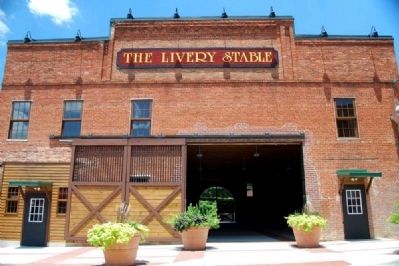 The Old Livery Stable Historical Marker