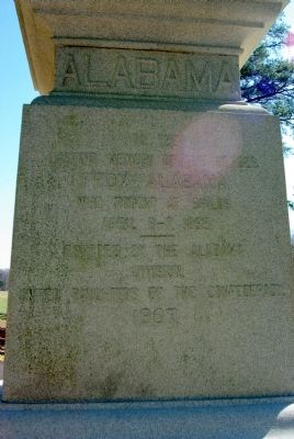 Alabama State Memorial Historical Marker