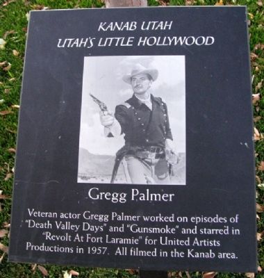 Gregg Palmer Historical Marker
