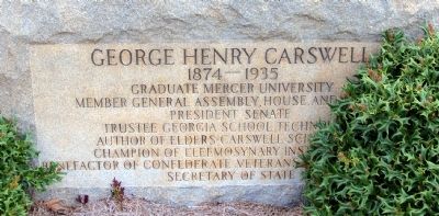 George Henry Carswell Historical Marker