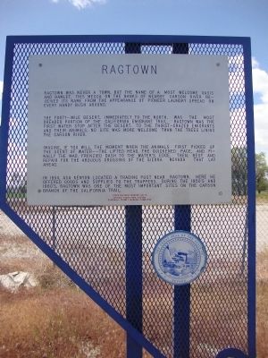Ragtown Historical Marker