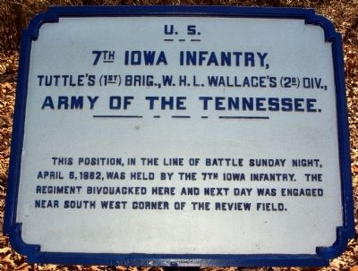 7th Iowa Infantry Historical Marker