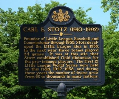 Carl E. Stotz Historical Marker