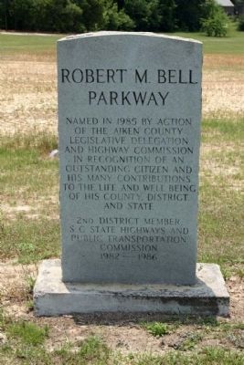 Robert M. Bell Parkway Historical Marker
