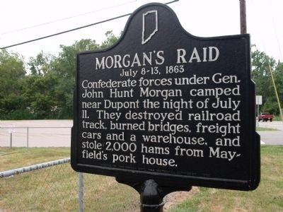Morgan's Raid Historical Marker