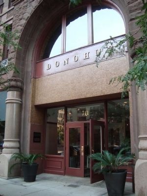 The Donohue Building Historical Marker