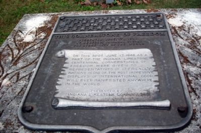 The Cornerstone of Freedom Historical Marker