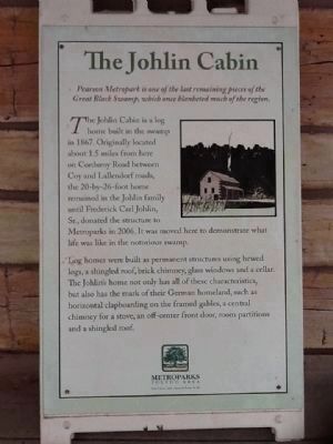 The Johlin Cabin Historical Marker