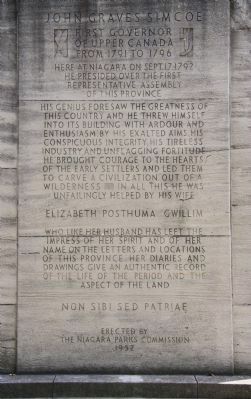John Graves Simcoe Historical Marker