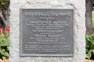 Bridgeville, Delaware Historical Marker