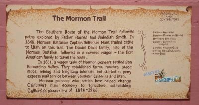 The Mormon Trail Historical Marker
