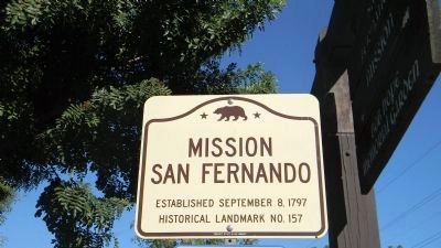 Mission San Fernando Rey de España Historical Marker