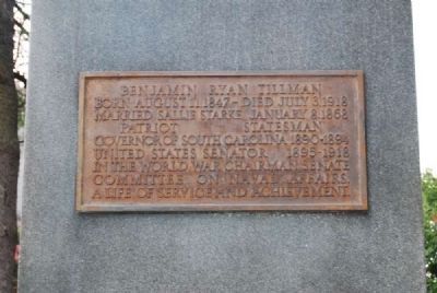 Benjamin Ryan Tillman Historical Marker