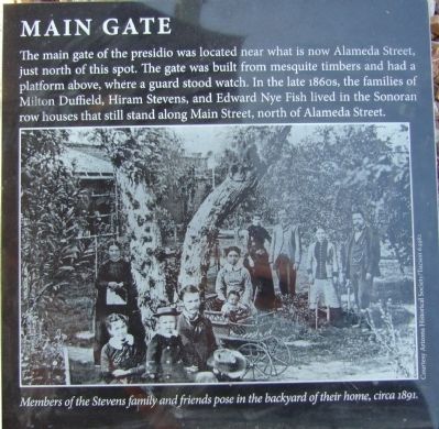 Main Gate Historical Marker