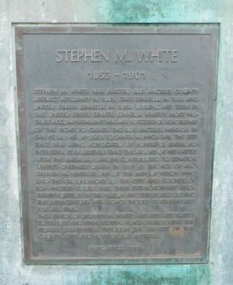 Stephen M. White Historical Marker