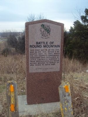 Battle of Round Mountain Historical Marker