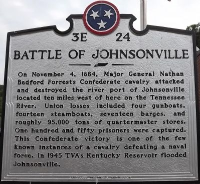 Battle of Johnsonville Historical Marker