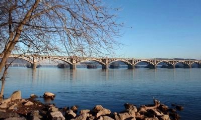 Veterans Memorial Bridge Historical Marker
