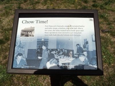 Chow Time! Historical Marker