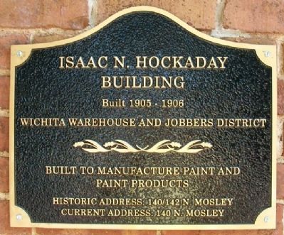 Isaac N. Hockaday Building Historical Marker