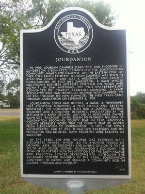 Jourdanton Historical Marker
