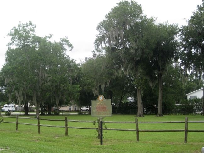 Site of Fort Meade Historical Marker