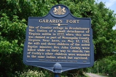Garard's Fort Historical Marker