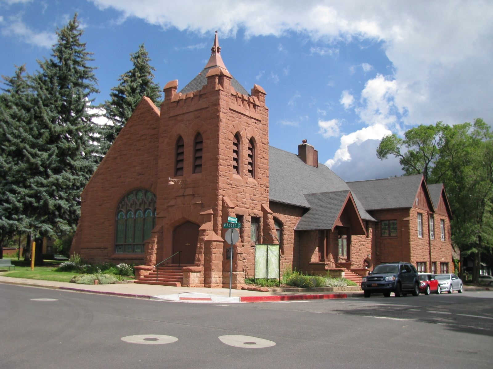 Photo: Methodist Episcopal Church and Marker