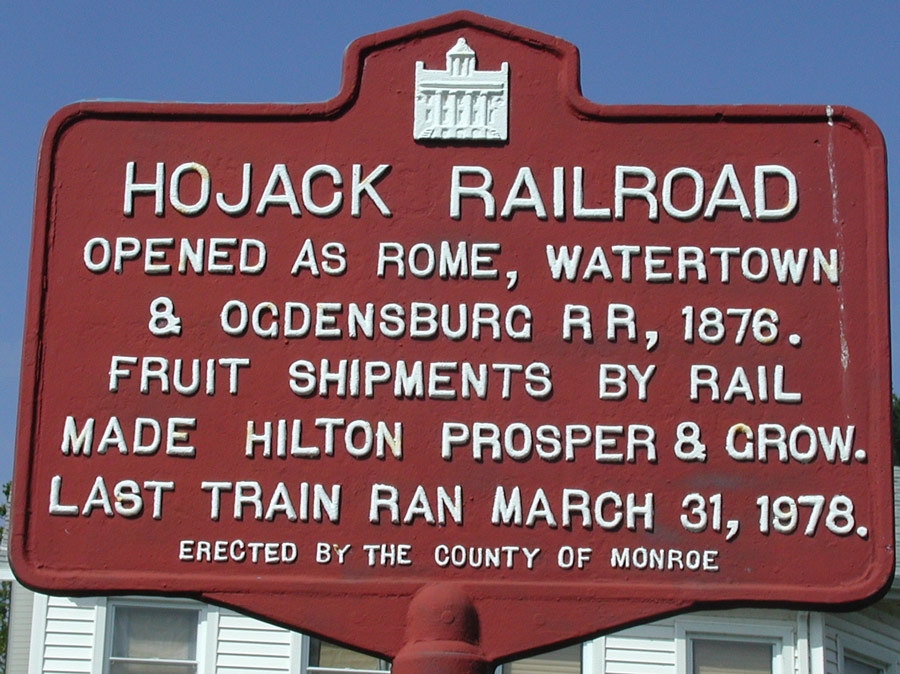Photo: Hojack Railroad Marker