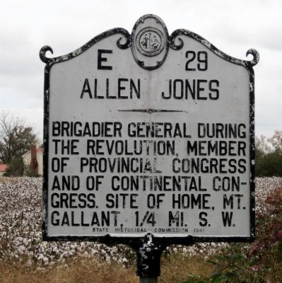 Allen Jones Historical Marker