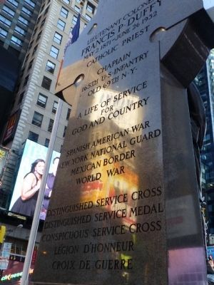The Father Duffy Memorial Historical Marker