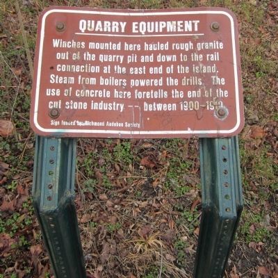 Quarry Equipment Historical Marker