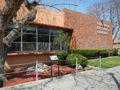 Coalinga Carnegie Library Historical Marker