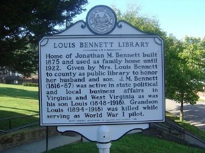 Louis Bennett Library Historical Marker