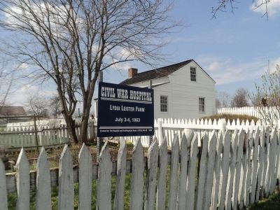 Lydia Leister Farm Historical Marker